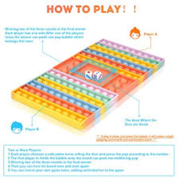 Toys | Push Pop It Bubble Game | Poshmark